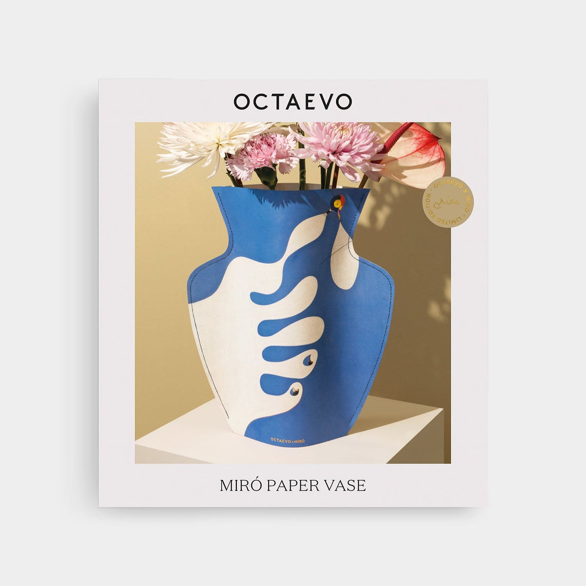 Miró Paper vase by OCTAEVO